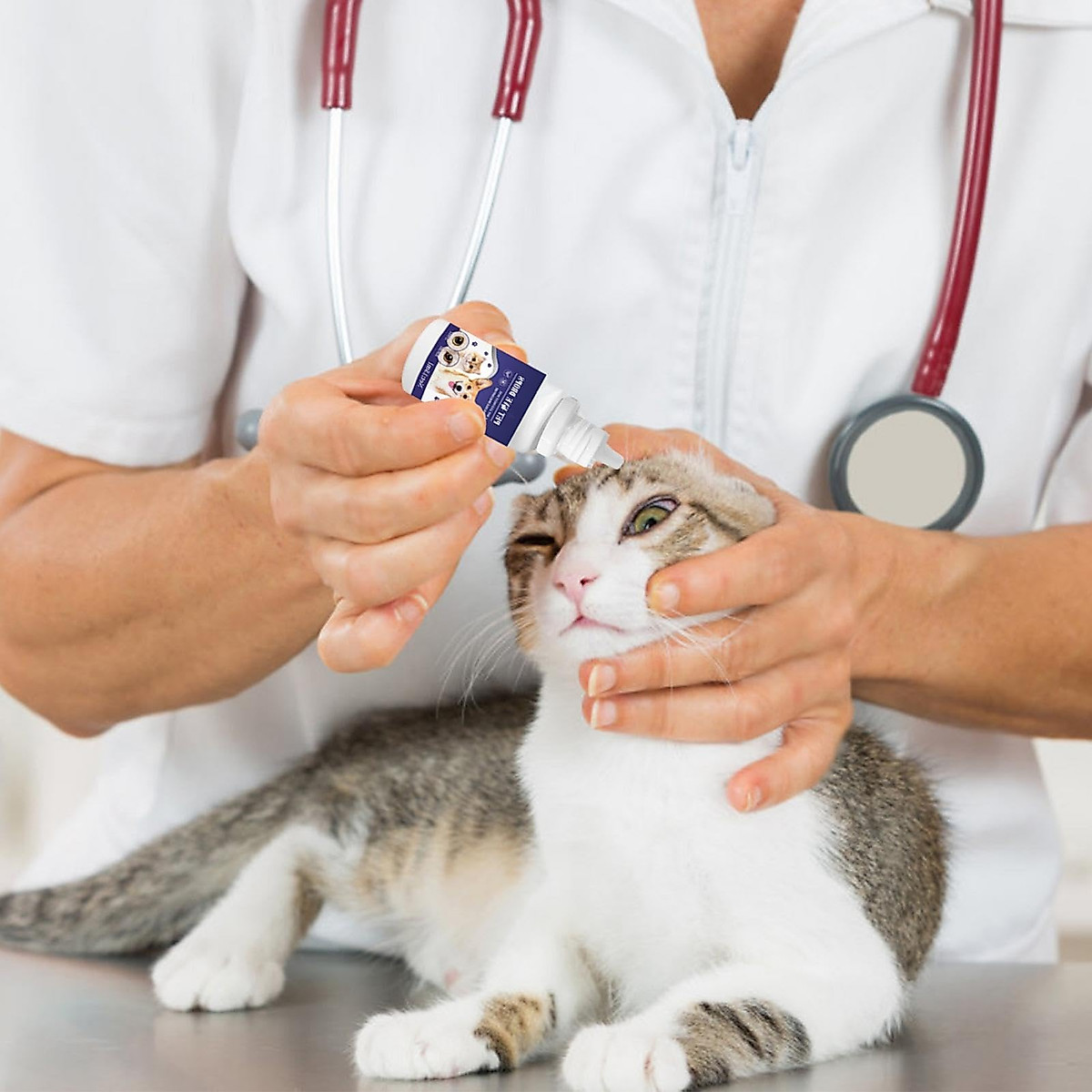 Generic Dogs Eye Drops - 15ml Plant Extract Solution Mild, Instant Relief Soothing Hydration Eye Drops | Multi Uses Swollen Eye Remedy Drops, Eye Wash & Tear Stain Remover for Cat and Dog Eye Care