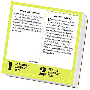 Mensa 365 Brain Puzzlers Page-A-Day Calendar 2022: A brain busting year of tough pangrams, word ladders, logic challenges, number sequences, and more.