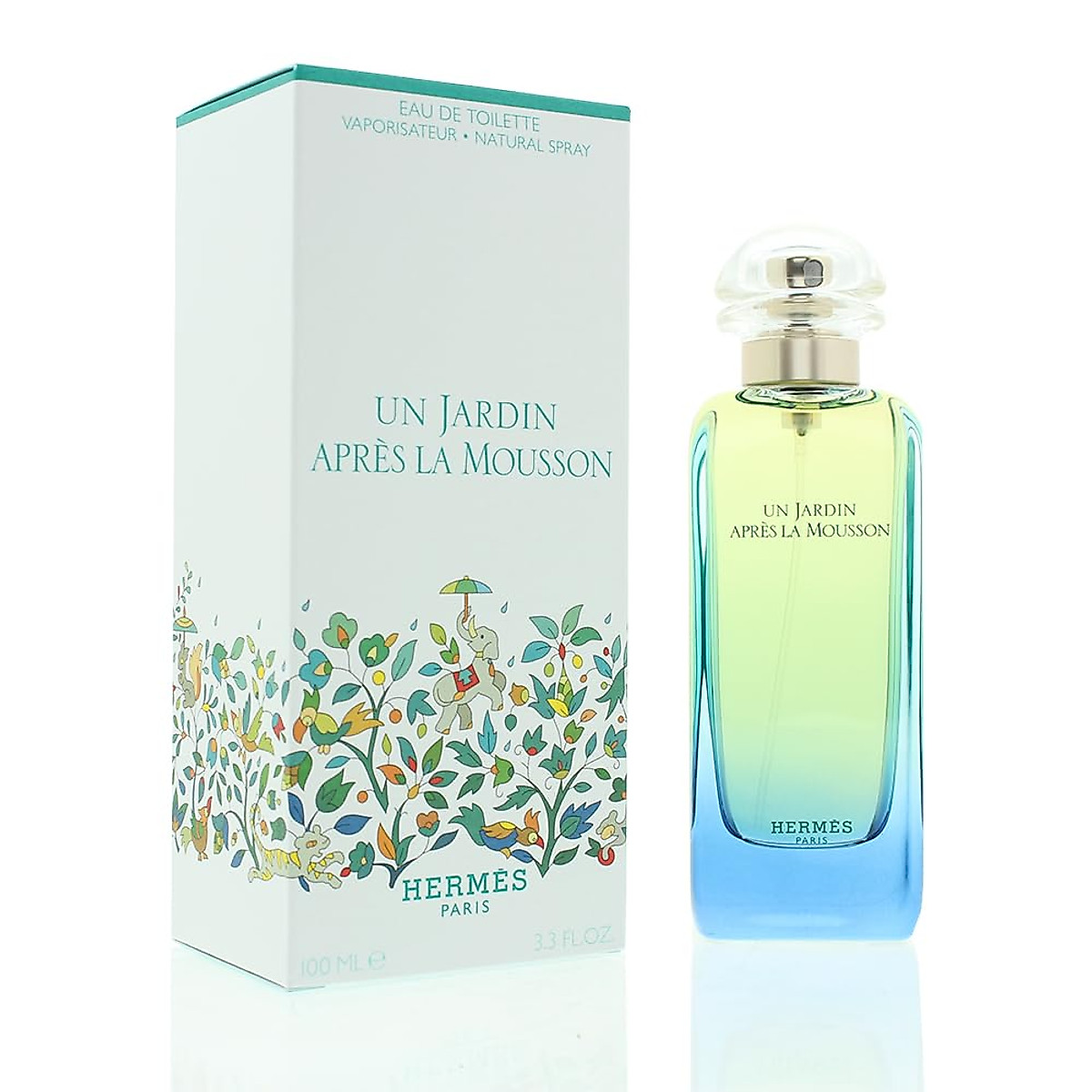 Un Jardin Apres La Mousson by Hermes for Men and Women. Eau De Toilette Spray 3.4-Ounces