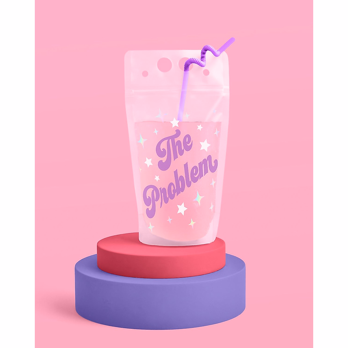 xo, Fetti Bachelorette Party Drink Pouches - 14 pcs | Bach Party Cups, Bridesmaid Names Decorations, Maid of Dishonor Favors, Wife of the Party