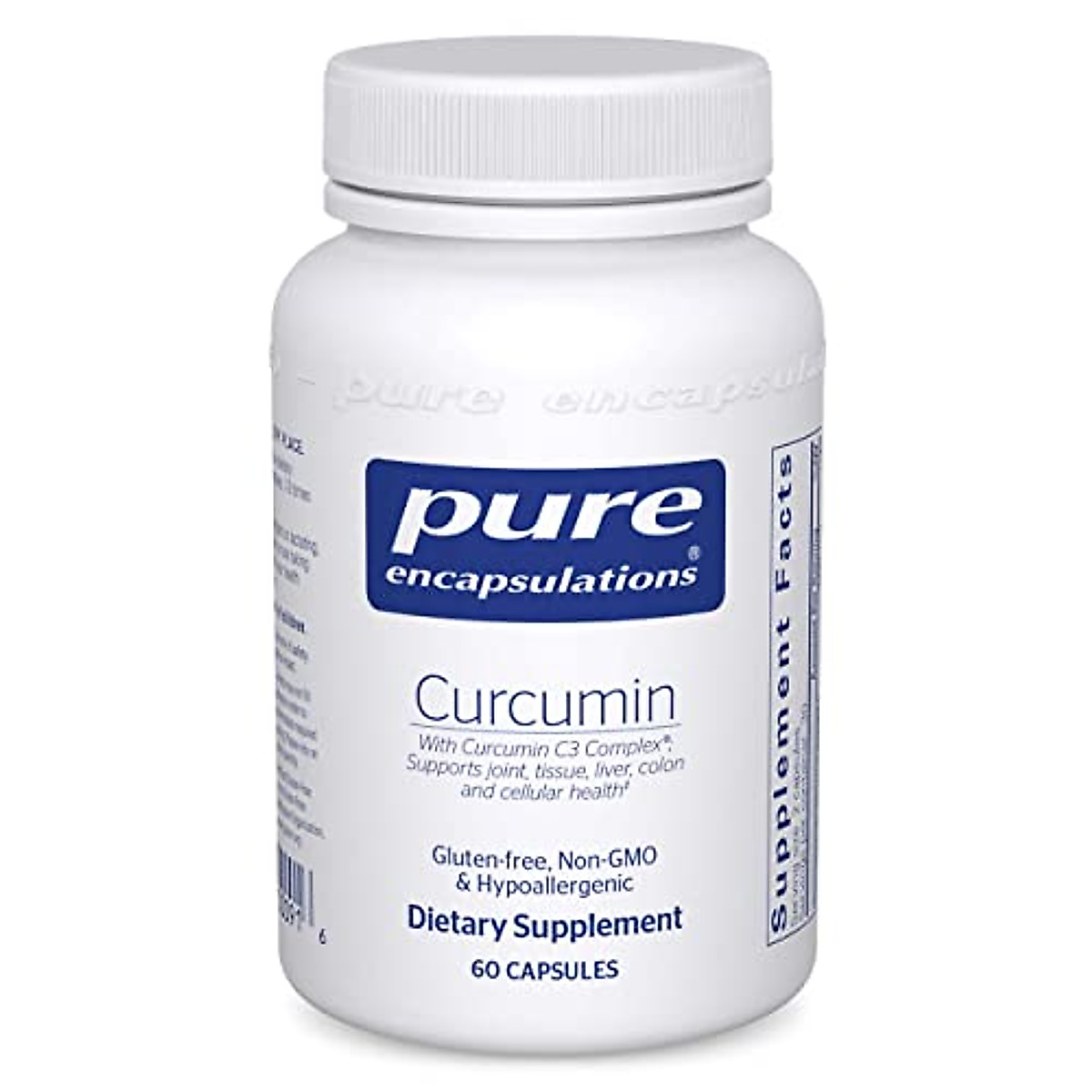 Pure Encapsulations Curcumin | Curcumin C3 Complex to Support Joints, Tissue, Liver, Colon, Brain, and Cellular Health* | 60 Capsules