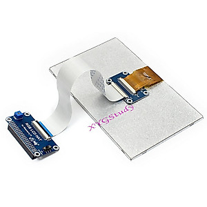 7 inch IPS 1024x600 Display LCD DPI Interface no Touch Supports Raspbian Ubuntu OSMC Compatible with Raspberry Pi 2B/3B/3B+/4B/Zero/Zero W @XYGStudy