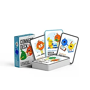 Connect Deck - Inspirational & Activity-Based Cards to Strengthen Connections with Others (Remotely or in-Person)