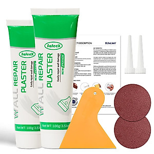 Drywall Repair Kit, 2 Pack Wall Mending Agent, Spackle Wall Repair Patch Kit with Scraper, Wall Surface Putty Repair Holes Fill and Quick Repair Crack for Home Wall by DOKLY