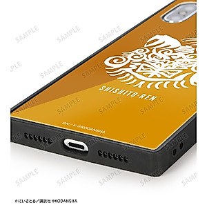 アルマビアンカ(Armabianca) Wind Breaker Lion Head Square Tempered Glass iPhone Case Compatible with iPhone 13 Pro Max