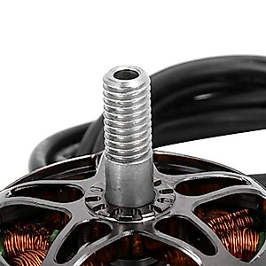 Drfeify RC Drone Motor, RC Metal Drone Motor Professional Plus Thread Motor Accessory Set for Racing RC Drone(1500KV)
