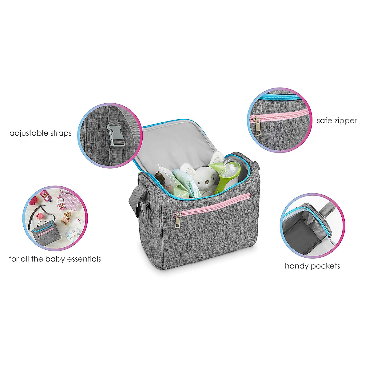 nosiboo Diaper Bag - Baby Organizer