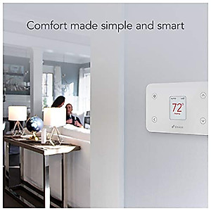 iDevices IDEV0005AND5 FBA_2843481 Wi-Fi Smart Thermostat, Works with Alexa, White (Package May Vary)