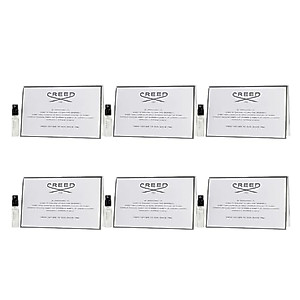 PureScents Men's Designer Fragrance Creéd sampler set - 6 Designer Cologne Vials