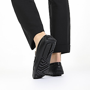 Bruno Marc Men's Black Driving Moccasins Penny Loafers Slip on Loafer Shoes Size 15 BM-Pepe-3