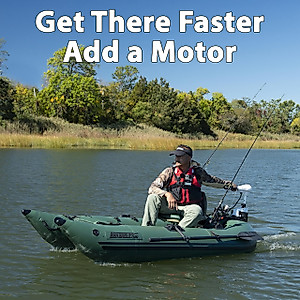 Sea Eagle 285 Inflatable Frameless Fishing Pontoon Boat - Pro Package