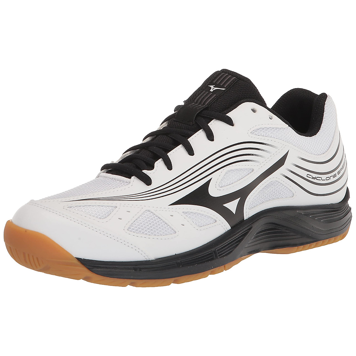 Mizuno womens Cyclone Speed 3 Volleyball Shoe, White/Black, 8 US