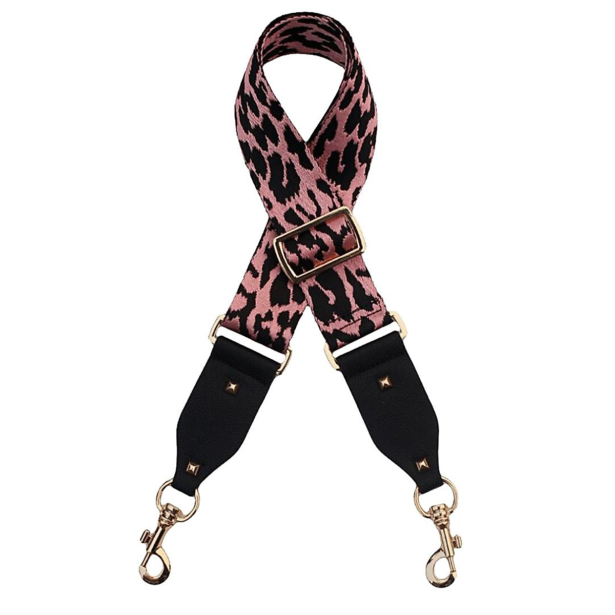 Adjustable Purse Strap Replacement Guitar Style Multicolor Canvas 90cm-135cm Crossbody Strap for Handbags (Color-08)