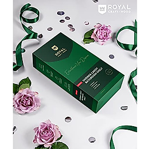 ROYAL CRAFT WOOD Shower Caddy Bathroom Shelf, Bathroom Storage Organizer, Shower Shelf with 2 Hooks, Water & Rust Resistant Iron Basket, Quick & Easy Adhesive Installation for Home & Bathroom Use