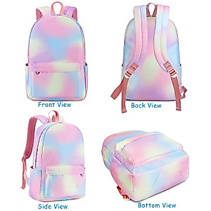 Fitmyfavo Backpack for Girls School Backpack Girls Backpack Middle Elementary School Bookbag for Teen Girls Waterproof Backpack Laptop Backpacks