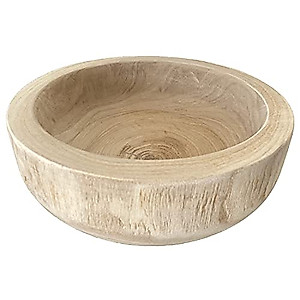 artisane, Havana Fruit Bowl, Wooden Bowls for Decor, Center Table Decor, Neutral Home Decor, Entryway Table Decor, Key Bowl, Decorative Bowls, Natural Home Decor, Key Bowl for Entryway Table