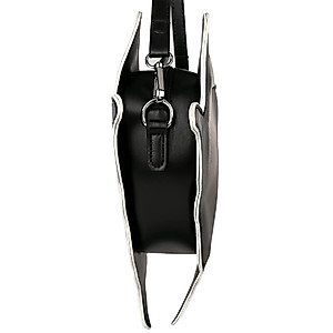 QiMing Ghost Shoulder Purses,PU Specter CrossBody Bag for Girl Women(Black)