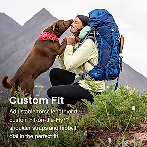 Osprey Ariel 55 Women's Backpacking Backpack , Ceramic Blue, Medium/Large