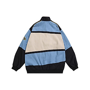 Aelfric Eden Men's Varsity Jacket Harajuku Vintage Graphic Baseball Jacket Unisex Coats Streetwear