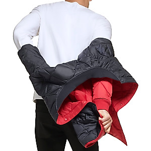 Calvin Klein Men's Reversible Diamond Quilted Jacket, Deep Red, Small