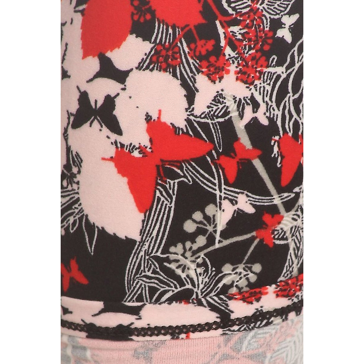 Leggings Depot High Waisted Checkered & Animal Print Leggings for Women-Full Length-R595, Superfemme, Plus Size