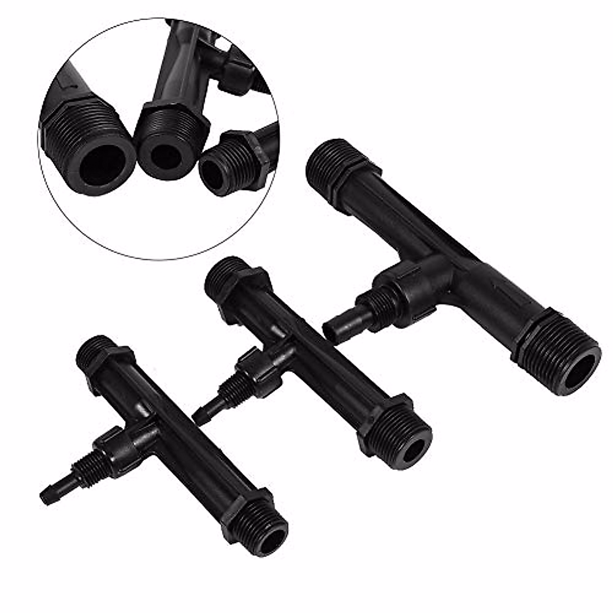 2Pcs Irrigation Venturi Fertilizer Kit, Venturi Fertilizer Mixer Injectors, Use the Siphon Principle, for Agriculture Fertilizer Irrigation, Jet Device, etc
