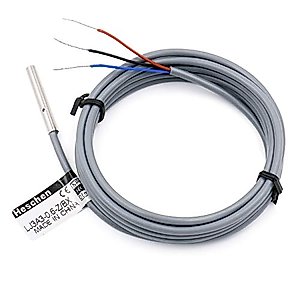 Heschen M3 Inductive Proximity Sensor Switch Shield Type LJ3A3-0.6-Z/BX Detector 0.6mm 10-30VDC 150mA NPN Normally Open(NO) 3 Wire