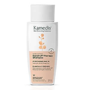 KAMEDIS Anti Dandruff Shampoo For Women & Men. For Itchy And Redness Scalp, Seborrheic Dermatitis Treatment & Flaky Hair. Contains 1% Zinc Pyrithione and Salicylic Acid. Paraben Free. 6.7 Fl Oz.