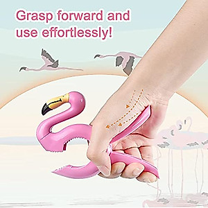 Beach Towel Clips, Sopito Beach Chair Clip Flamingo Towel Clips Parrot Towel Holder for Clothes Quilt Blanket Home Pool Chair, Set of 4