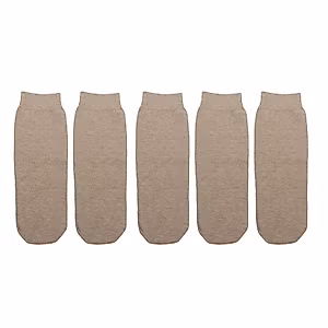 5pcs Stump Socks Set Portable Soft Breathable Elastic Cotton Protective Amputee Socks for Daily Life(M)