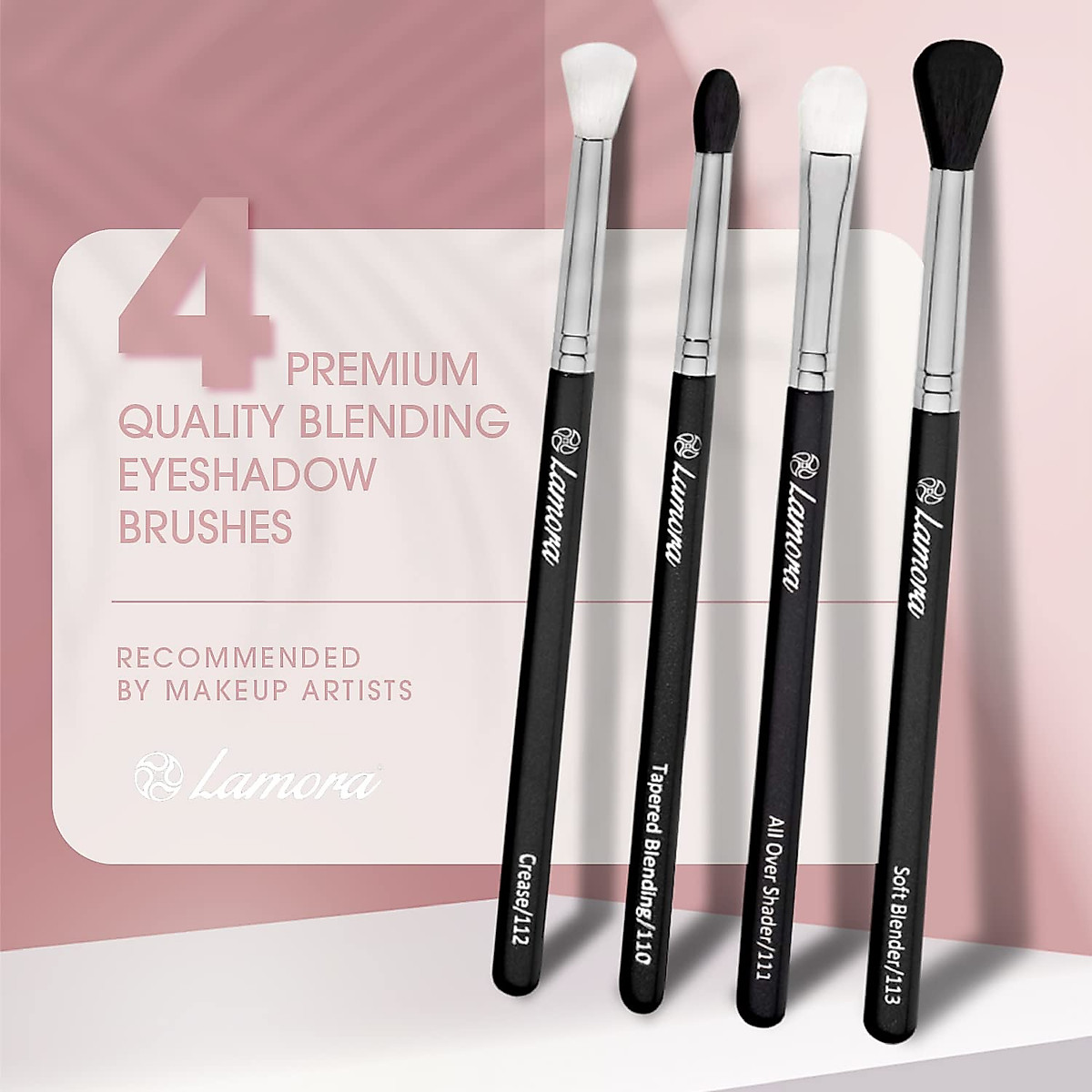 Eyeshadow Brush Set Blending Brushes - Eye Makeup Brushes Eyeshadow Kit - Smoky Eye Brush Set - For Shading or Blending of Eye Shadow Cream Powder Highlighter