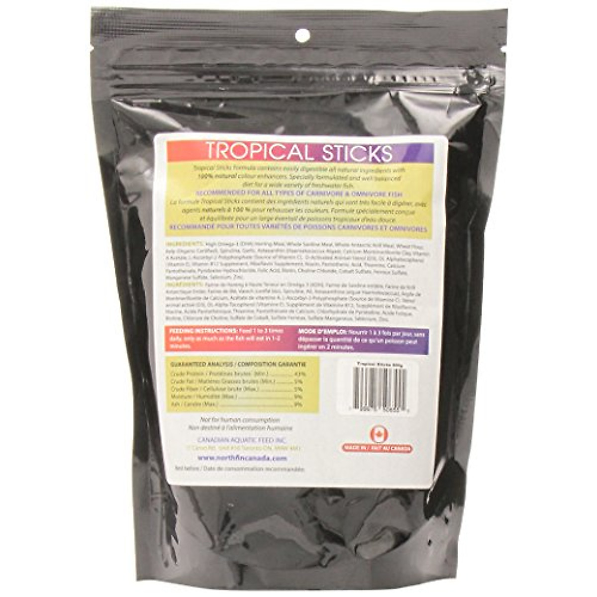 Northfin Food Tropical Sticks 500 Gram Package