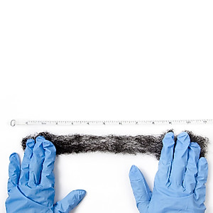 FAMILOCS Afro Bulk Human Hair 10 Inch 5 Packs 150g Afro Curly Hair Bulk for Making Locs, Repair Dreadlocks, Twist Braiding, #1B Natural Black Color Can be Dyed and Bleached, with Crochet Hook and Comb