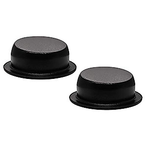 Pair of Universal Angled Speaker Enclosures Boxes Pods Surface Mount for Install of 6.5 Inch Speakers or Smaller