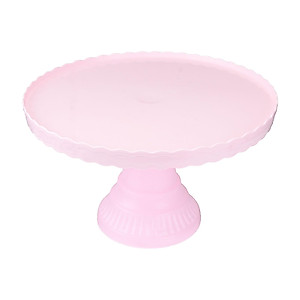 32.5cm Cake Stand Pink Cake Stand Birthday Cake Server Plate Round Cake Holder for Cupcakes Pastries Macarons Biscuits Wedding Party Decor