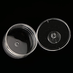 Mini Cake Stand Cupcake Display Plate Candy Holders with Dome Cover, 1/12 Scale Clear Cake Stand Serving Tray with Lids Tableware for Dollhouse Decoration-2pcs