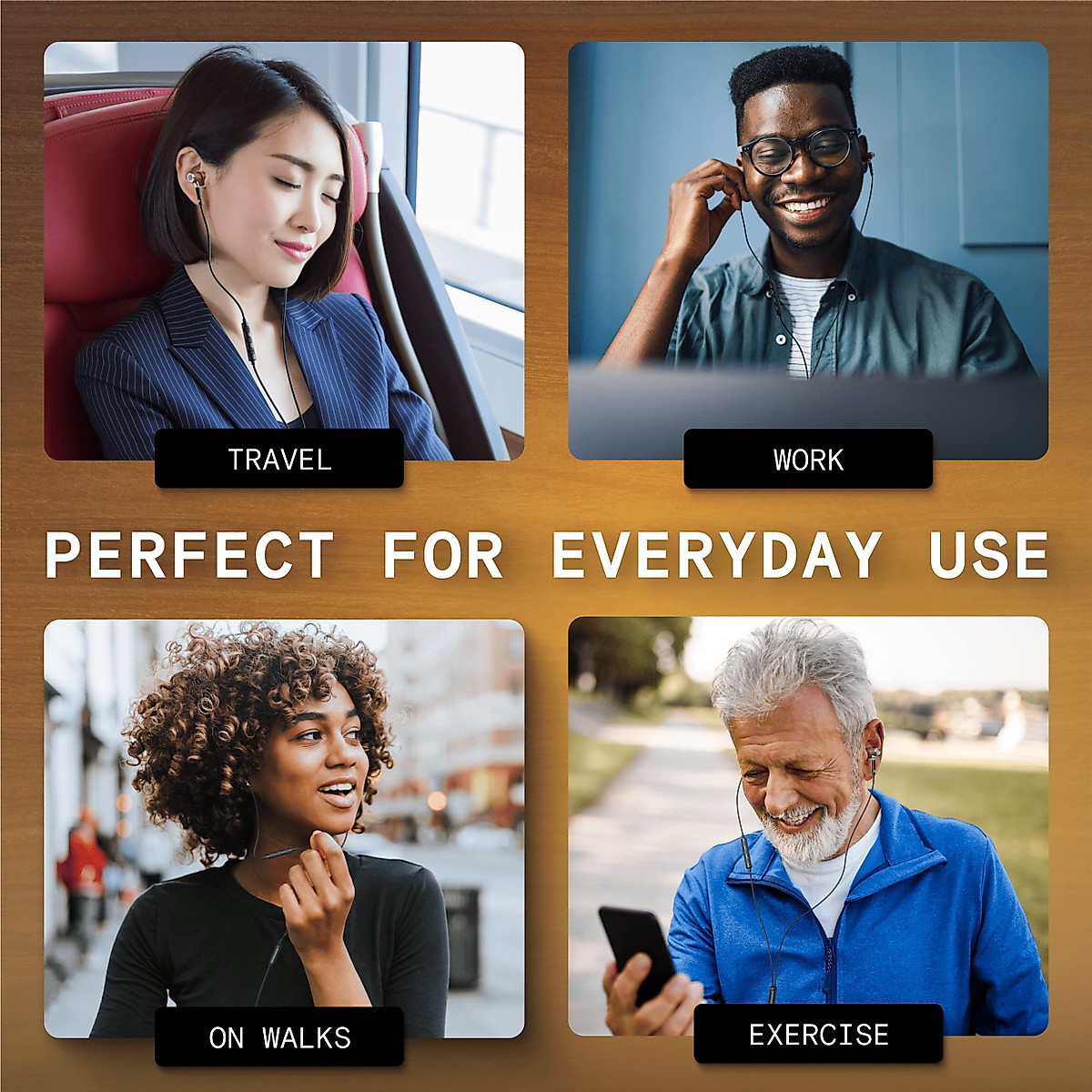 Symphonized on MFI Earbuds for iPhone + PWR Wireless Neckband Bluetooth Headphones Bundle