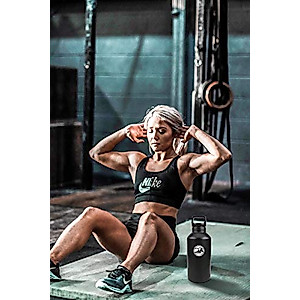 Tahoe Trails Water Bottle, 64 oz, Black