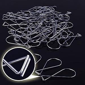 tile hooks T-bar clips for Office, Classroom, Home and Wedding Decoration, Hanging Sign from Suspended Grid/drop ceilings (30)