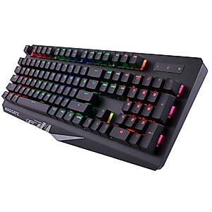 Mad Catz KS13MMUSBL000-0JI Gaming Keyboard, S.T.R.I.K.E. 4, Mechanical Keyboard, English US Layout, RGB16.8 Million Colors, 18 RGB Lighting Patterns, Authentic Japanese Product