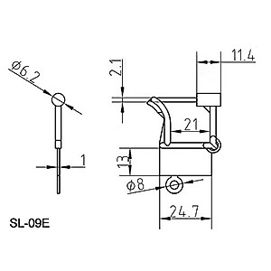 Leadseals(R) Plastic Security Padlock Seals Numbered Tamper Proof Disposable Self-Locking Plastic Medical Tags (Pack of 100 PCS) (Red)