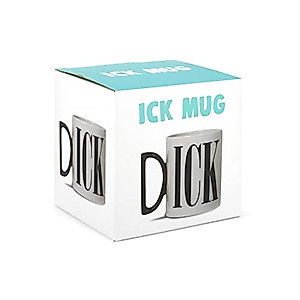Thumbs Up UK Ceramic ICK Mug, 1 Count (Pack of 1), White
