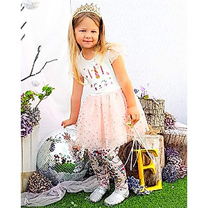 Talking Tables Pink Tiara Wand Set Perfect for Girls Birthday, Baby, Bridal Shower, Pretty Princess, Fairy, Butterfly Party, B, One Size