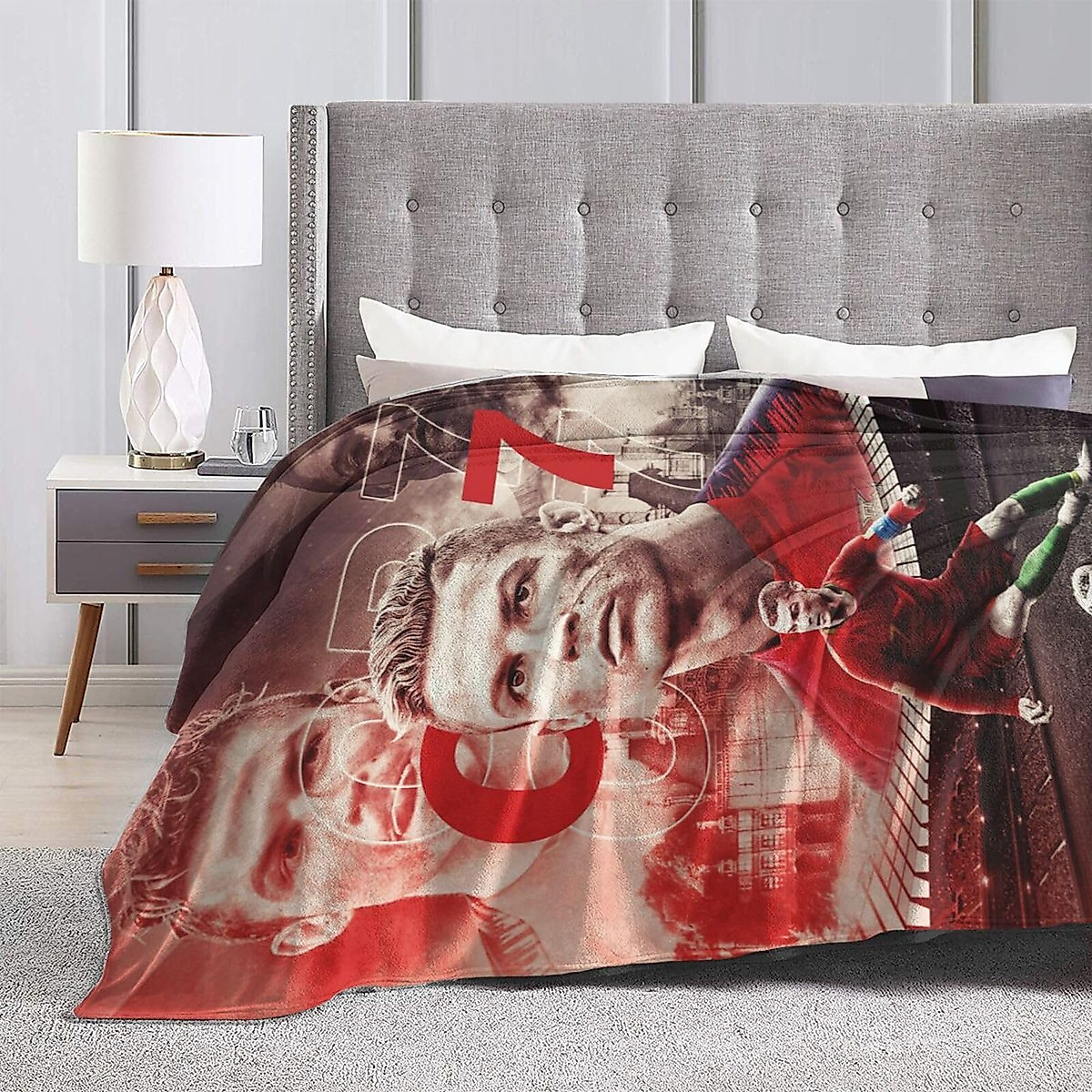 MARYNA Ultra-Soft Anti-Pilling Blanket Warm Lightweight for All Seasons Throw Kids Adults Bedding Sofa and Travel Reserve Air Conditioning Blanket