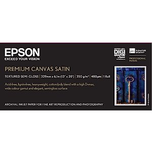 Epson Premierart 13 Inch x 20 Feet Water Resistant Canvas (SP91220)