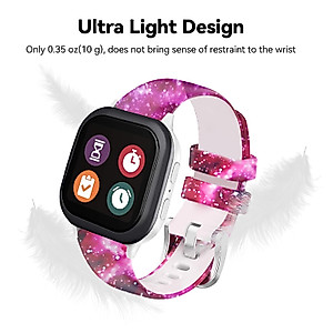 Chofit 5 Pack Bands Compatible for Verizon Gizmo 3 2 1/Gabb Watch Bands for Kids, 20MM Band Quick Release Colorful Pattern Wristband Straps for Verizon Gizmo Watch 2/T-Mobile SyncUP Kids Smartwatch