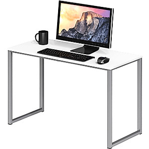 SHW Home Office 32-Inch Computer Desk, White
