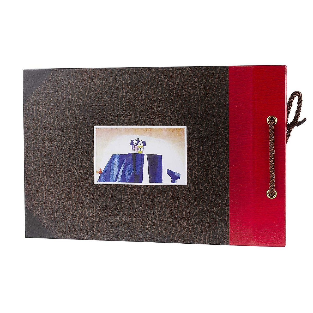 Scrapbook Photo Album,Our Adventure Book Scrapbook, Embossed Words Hard Cover Movie Up Travel Scrapbook for Anniversary, Wedding, Travelling, Baby Shower, etc (Adventure Book)