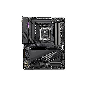 GIGABYTE B650 AORUS PRO AX (AM5/ LGA 1718/ AMD B650/ ATX/ 5-Year Warranty/ DDR5/ Quad M.2/ PCIe 5.0/ USB 3.2 Gen2X2 Type-C/WiFi 6E/ Intel 2.5GbE LAN/Q-Flash Plus/EZ-Latch/Gaming Motherboard)