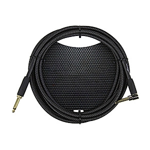 Ibanez GSR206BWNF 6-String Bass Guitar (Walnut Flat Finish) Bundle with Bass Combo Amplifier (Black) and Black Woven Right Angle Instrument Cable (10-Feet) (3 Items)